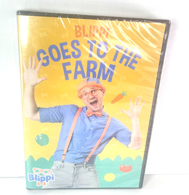 Blippi Goes To The Farm (DVD, 2021) Tractor Cherry Farm Vegetables Pets ...