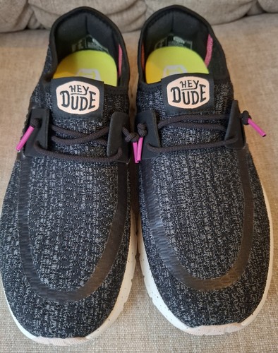 Hey Dude Casual Trainers Shoes Slip On Unisex Mens Womens Size UK 7 ...