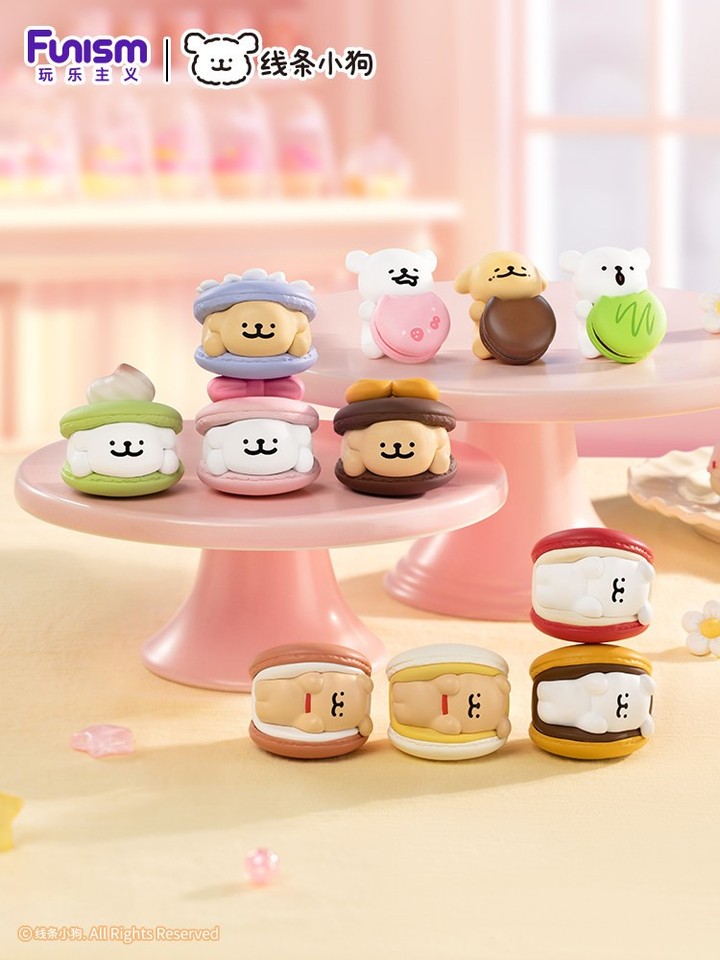 [New Year Gift] Puppy Line Dessert House Charms - Puppy Head Blind Box ...