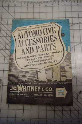 Vintage JC Whitney & Co Automotive Accessories Parts Catalog 281 1970 ...