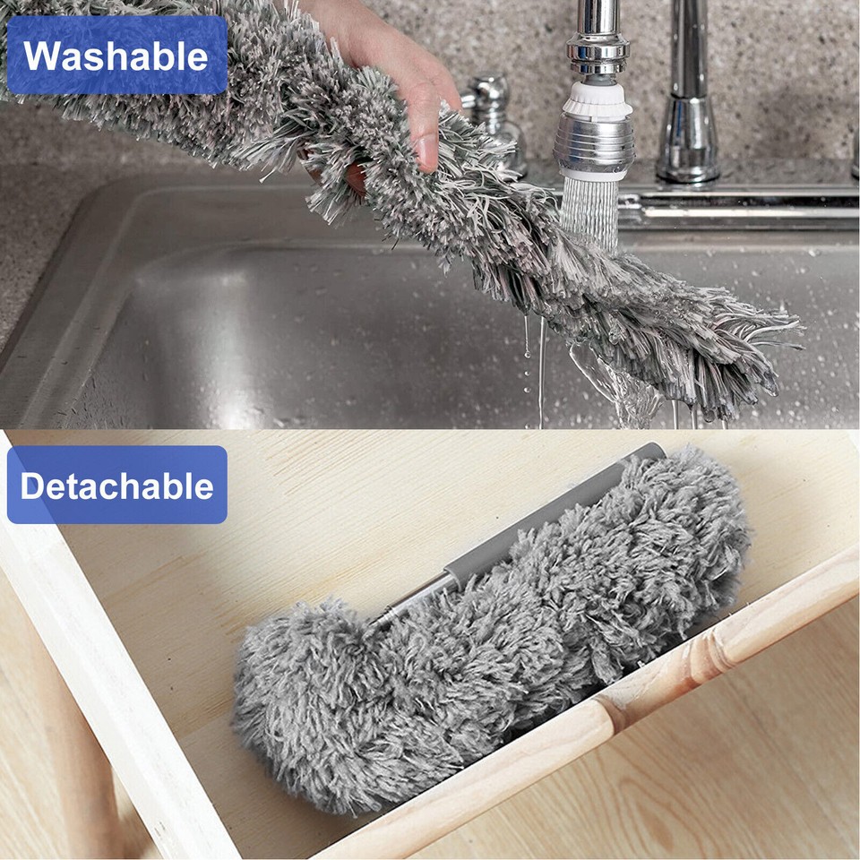 Dense Dusting Duster Soft Feather Brush Household Extendable Cleaning ...
