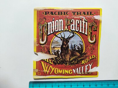 Adhesive Union Pacific Wyoming Valley Sticker Autocollant Aufkleber 80s ...