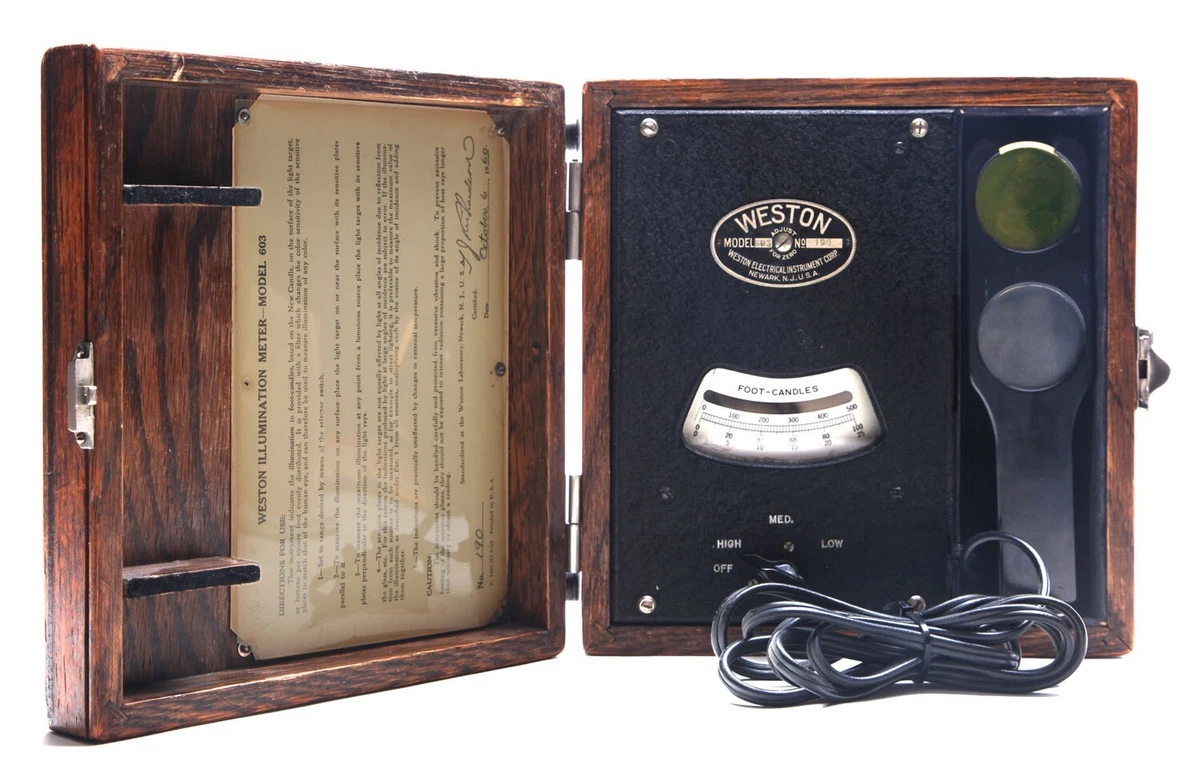 Weston Light Meter Instructions | Shelly Lighting