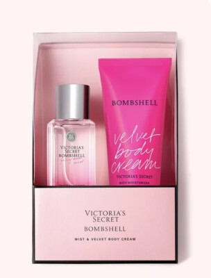 Bombshell Velvet Travel Fragrance Mist & Velvet Body Cream Gift Set | eBay