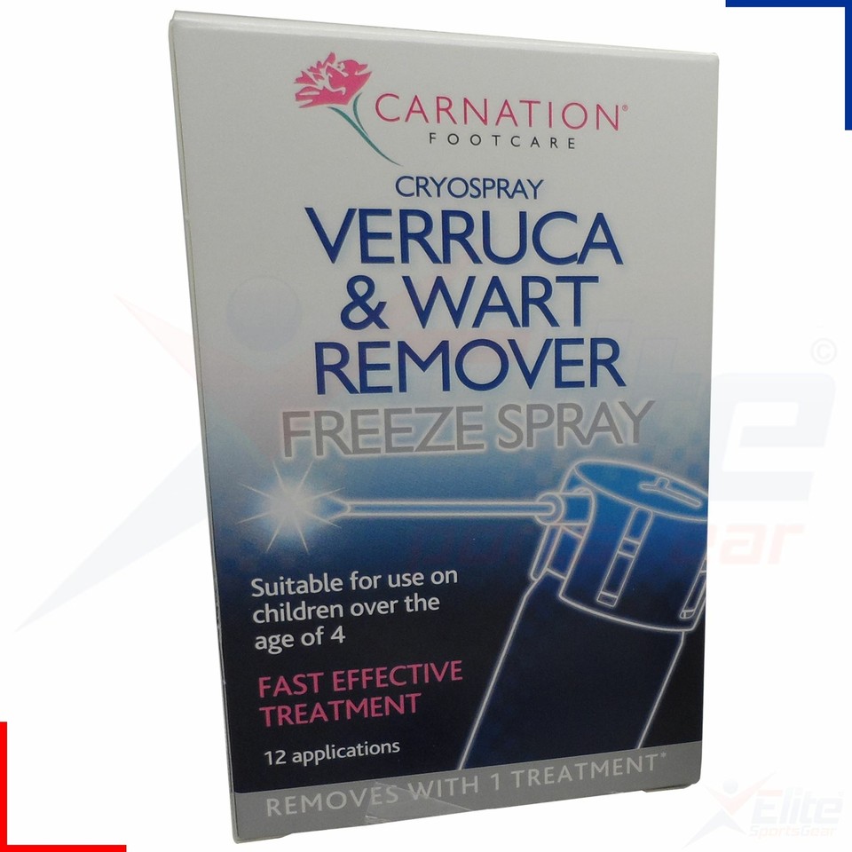 Carnation Cryospray Verruca and Wart Remover Freeze Spray Easy Use ...