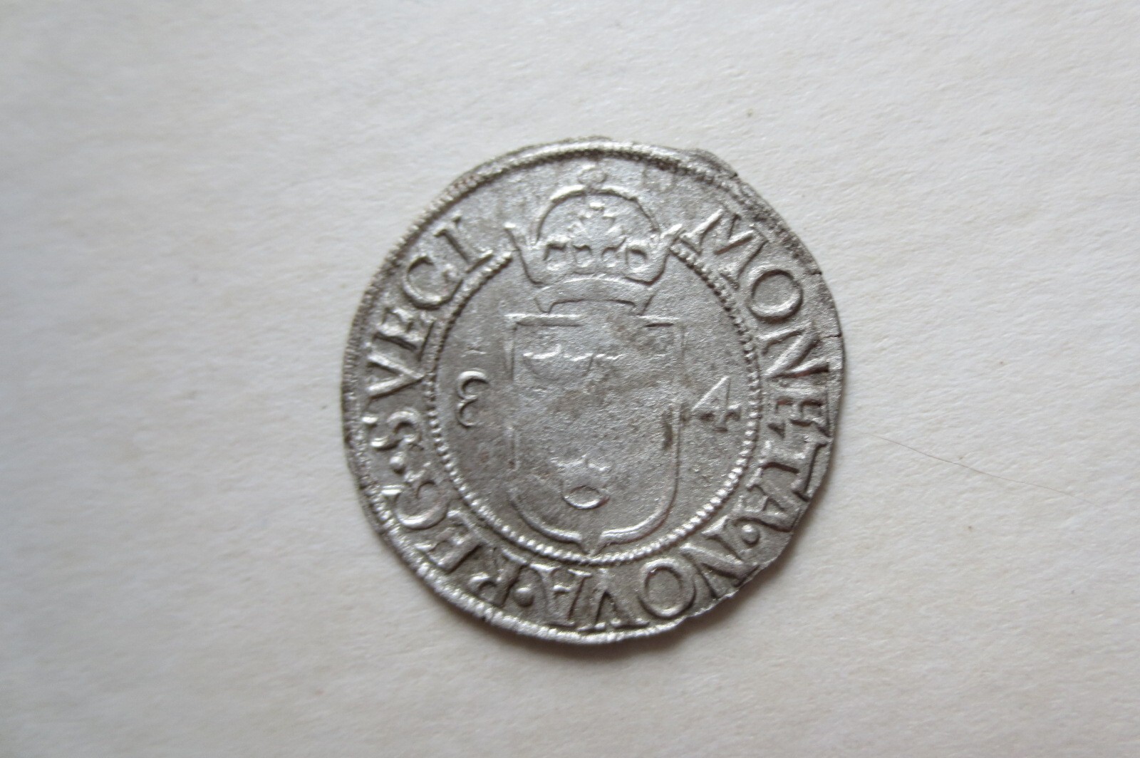 Sweden medieval silver coin, Johann III 1/2 öre 1584, Stockholm | eBay