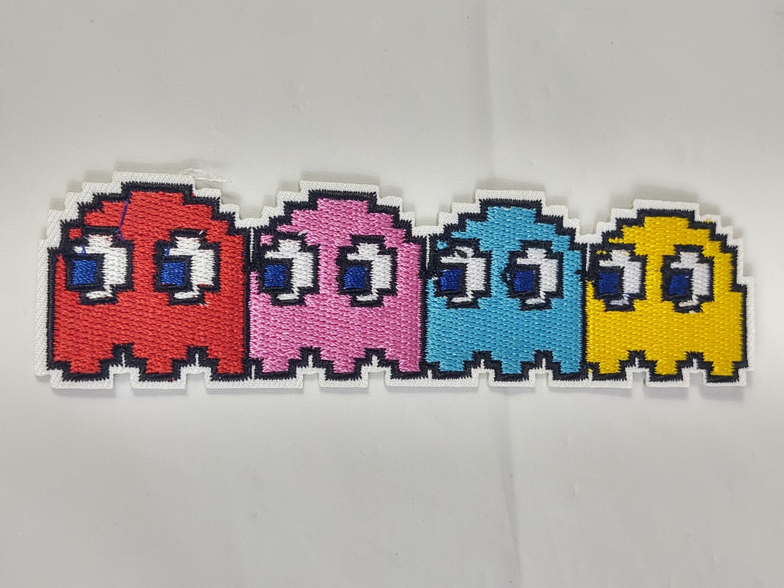 Pac-Man Ghosts Embroidered Patch Red Pink Blue Yellow Arcade Video ...