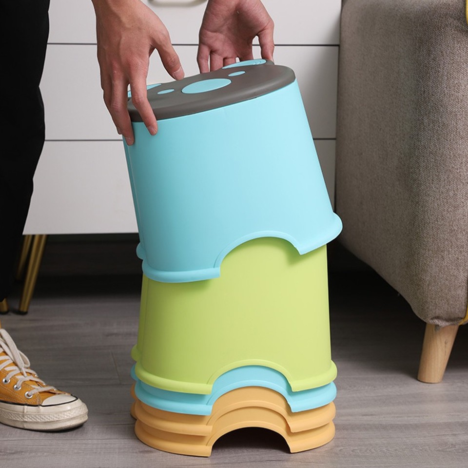 1Pc Cartoon Lovely Footstool Creative Non-skid Stool Small Low Stool ...