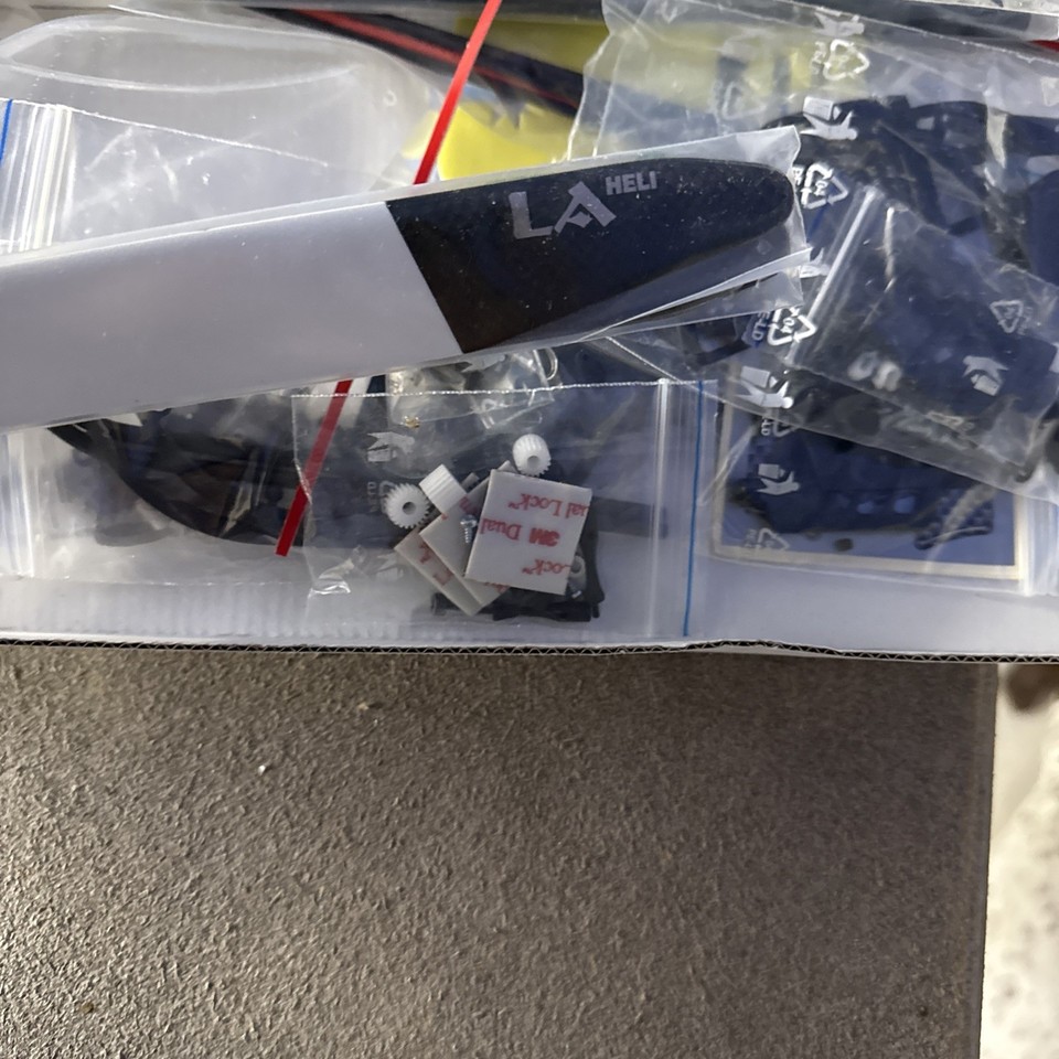 Vintage Rare RC Helicopter LAheli MAXIR Black Micro Heli Kit New In Box ...