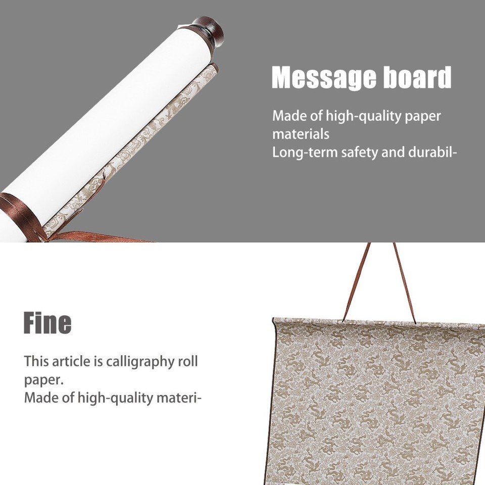 Chinese Calligraphy Paper Blank Hanging Scroll Paper Drawing Scroll ...