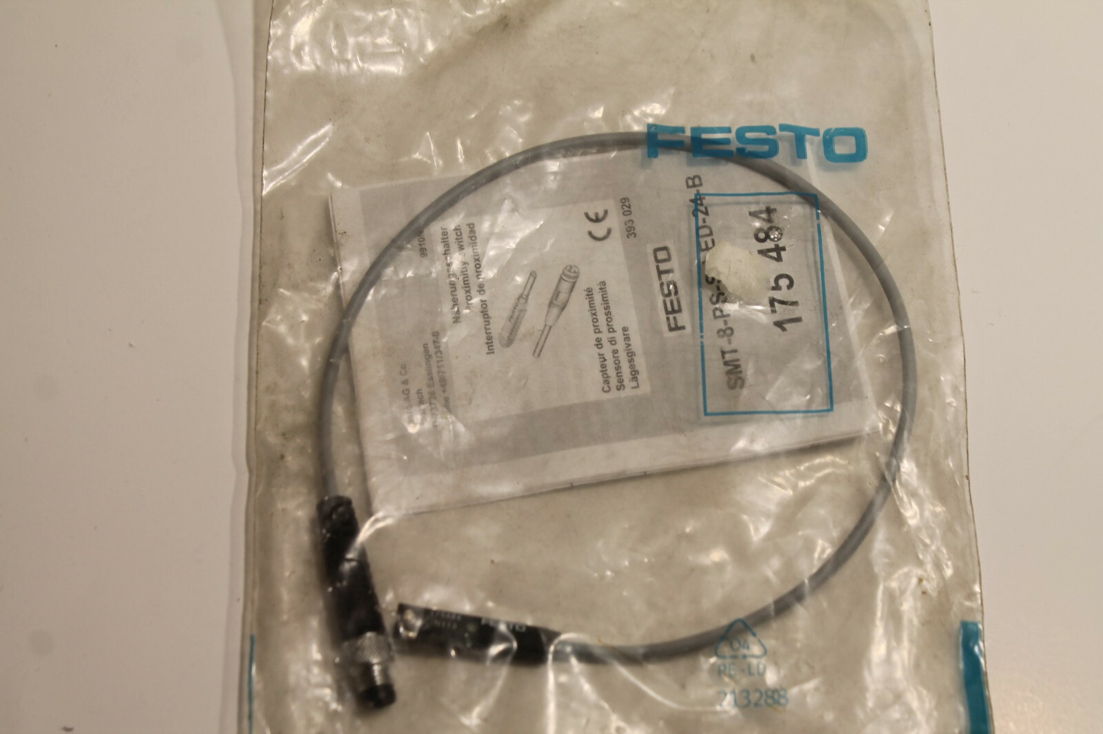 Festo SMT-8-PS-S-LED-24-B Proximity Sensor for sale online | eBay