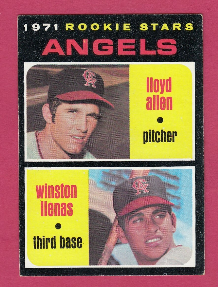 1971 Topps Baseball # 152 Lloyd Allen / Winston Llenas - California ...
