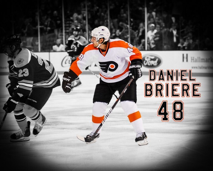 Daniel Briere Philadelphia Flyers 8x10 Unsigned Photo | eBay