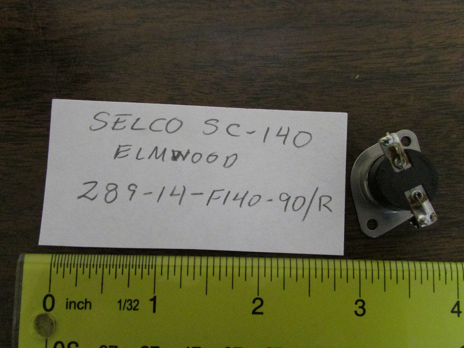 Selco Products Inc. Thermal Switch SC-140 | eBay