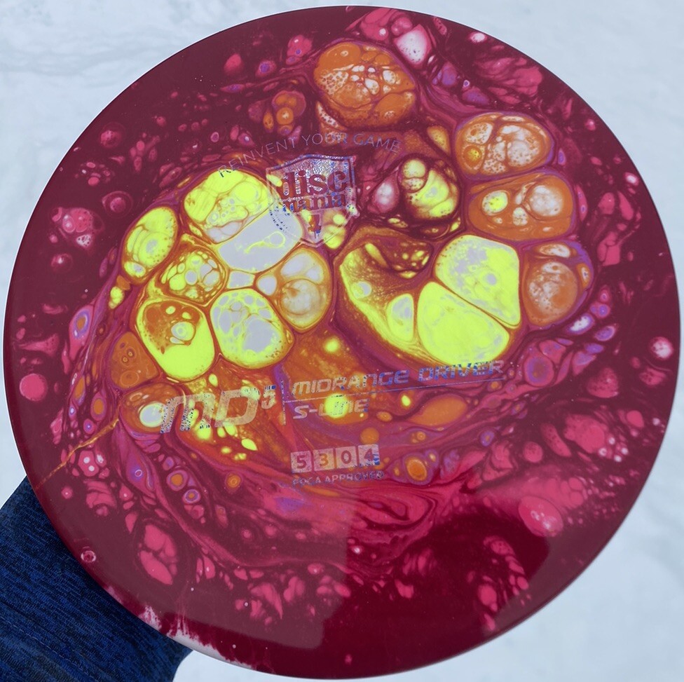 New Custom Dyed Multicolor Discmania S-Line MD5 - 175g - Disc Golf Disc ...