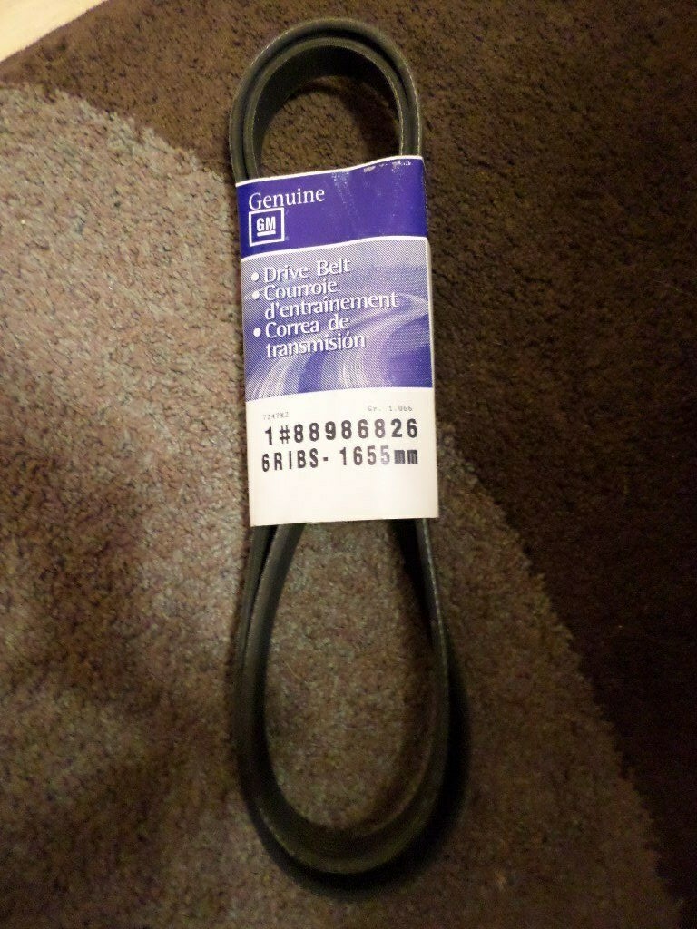 New Genuine GM Goodwrench Drive Belt 88986826 (6RIB-1655mm) OEM | eBay