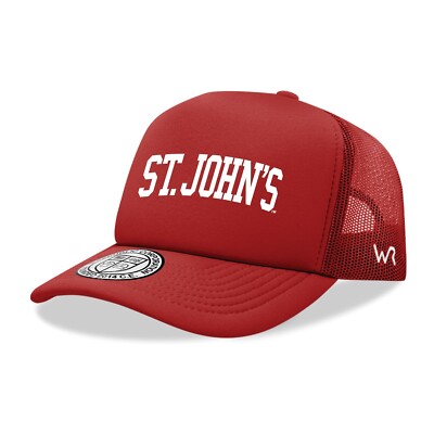 St John's University Red Storm SJU Trucker Mesh Snapback Game Day Hat ...