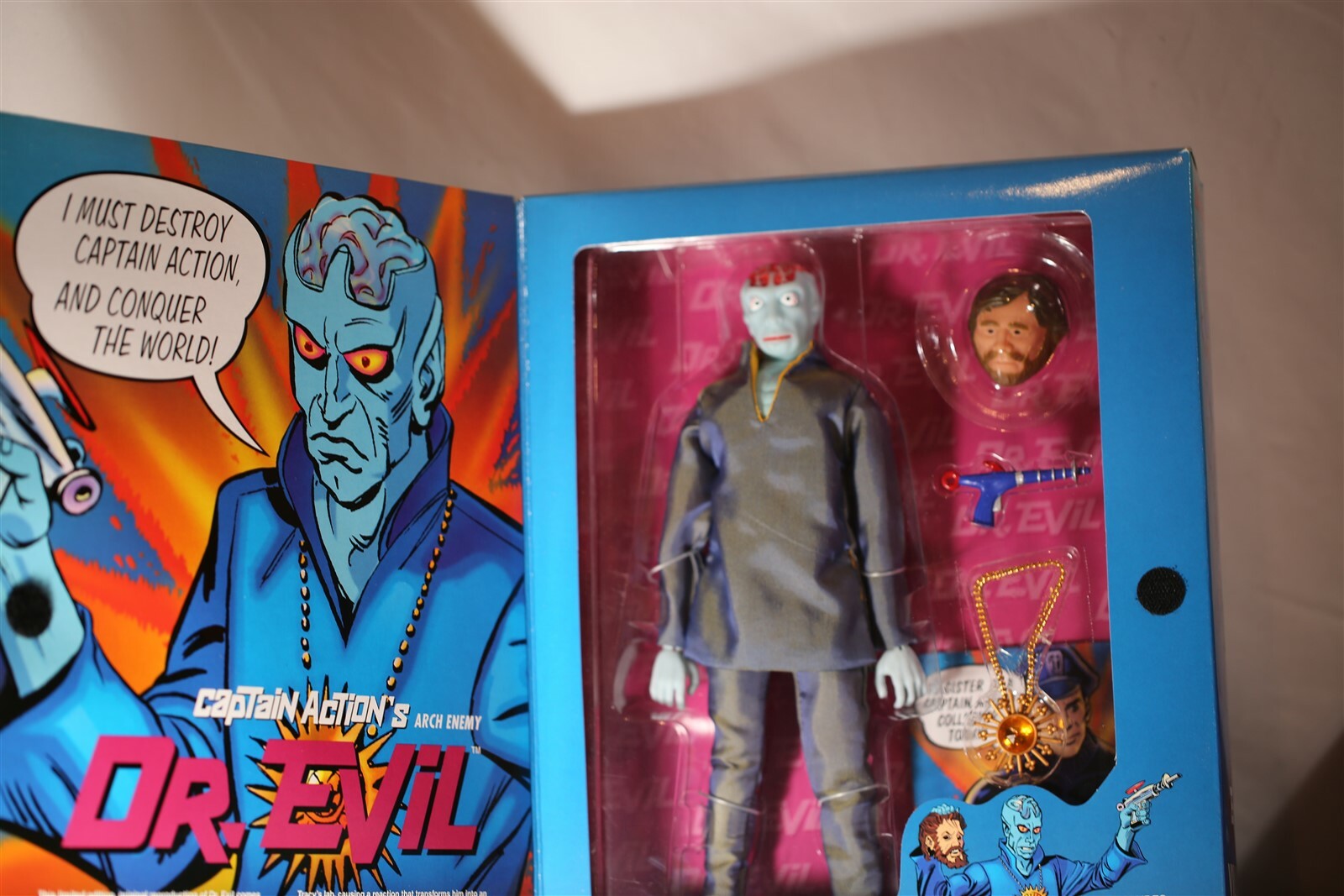 NIB VINTAGE 90s Captain Action Dr. Evil Doll Figure Playing Mantis 1998 ...