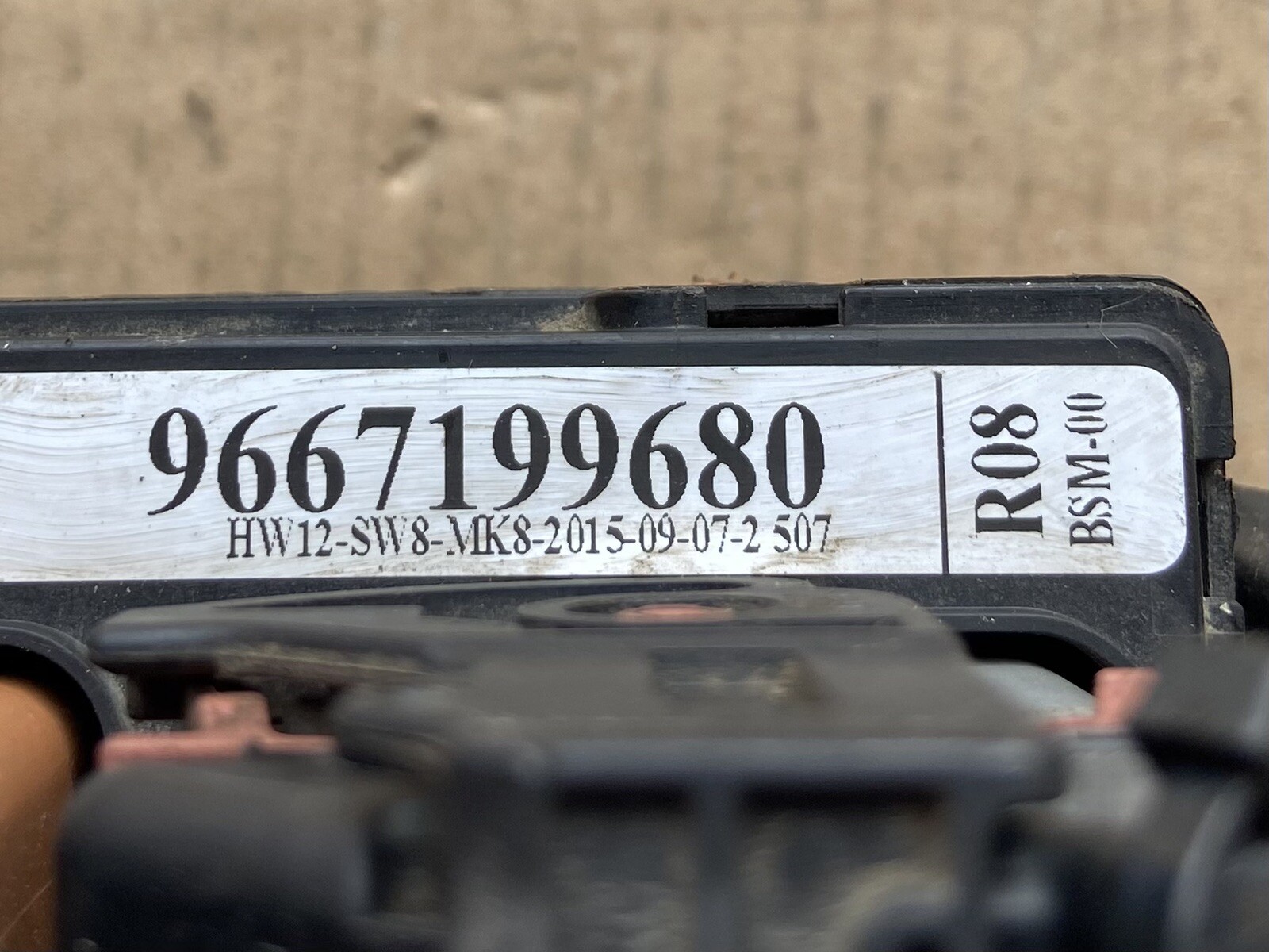 CITROEN C3 2016 Body Comfort Module BSM Valeo 9667199680 Genuine R08 ...