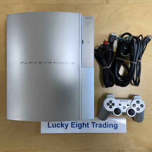 PS3 Satin Silver 80GB CECHL Console Box Sony PlayStation 3 Fat [BOX] | eBay