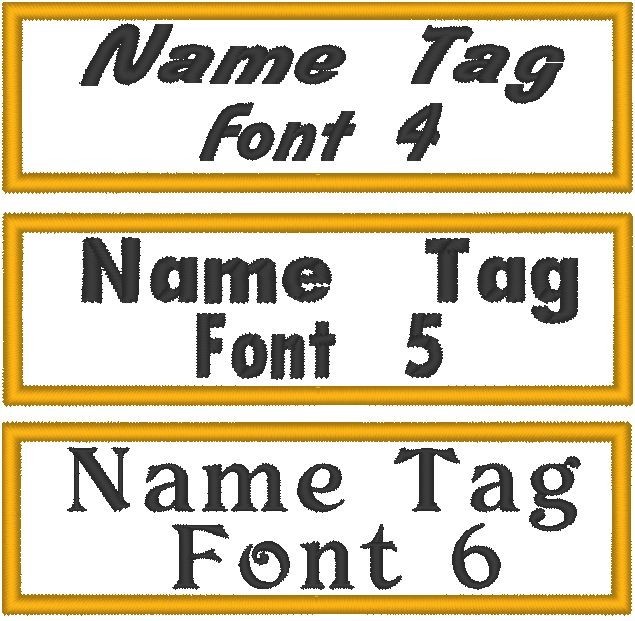 Custom Embroidered 3 1/2"x 1" Name Tag Patch Motorcycle Emblem Biker ...