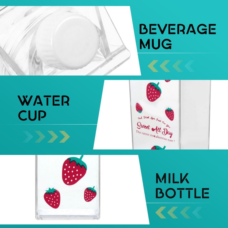 500 Ml Milk Container with Label Breastmilk Storage Beverage Bottles ...