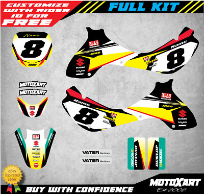 Custom Graphics Full Kit to Fit Suzuki JR 80 FIRE STYLE stickers decals ...