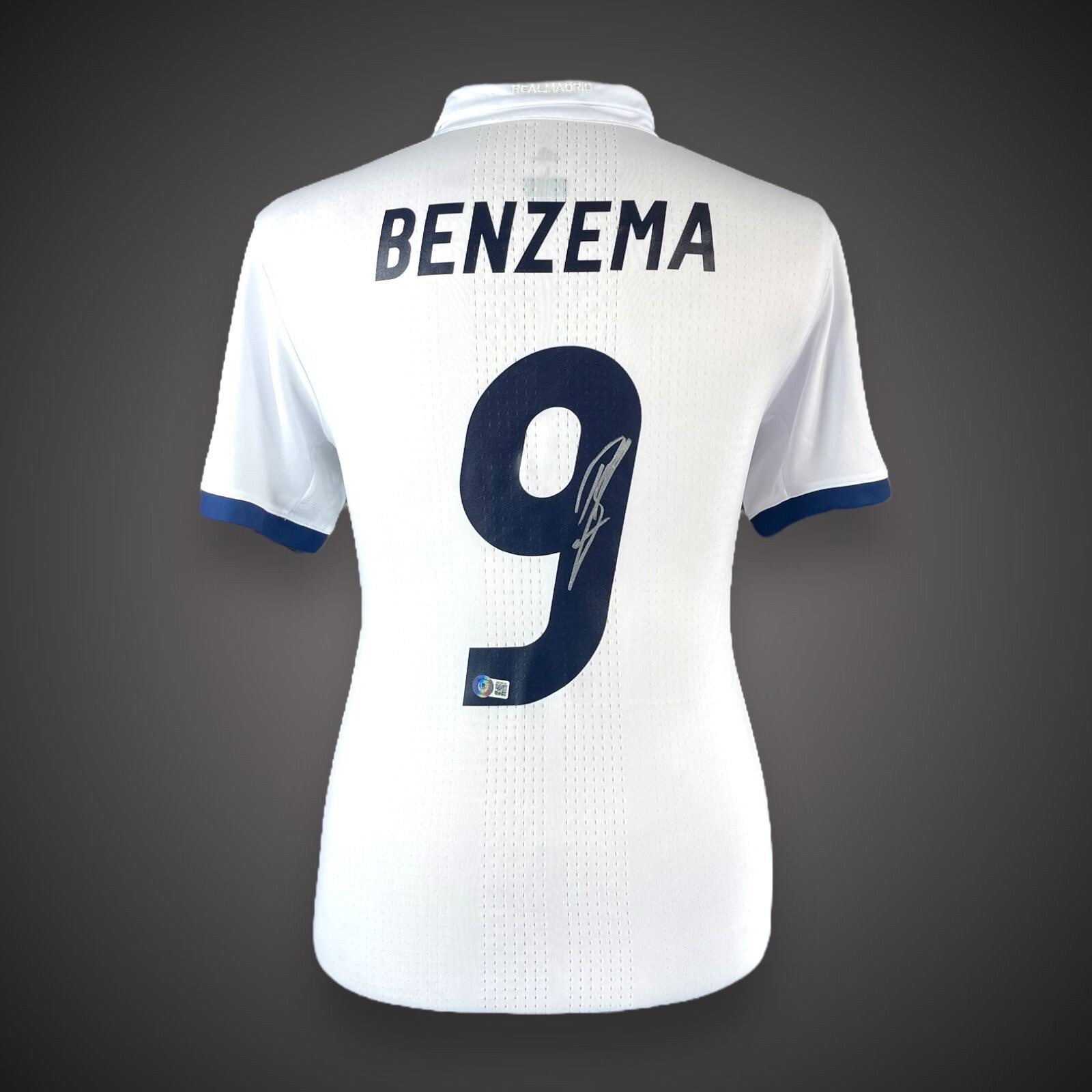 Karim Benzema Signed Real Madrid Shirt - 2016-2017- Number 9 With COA £ ...