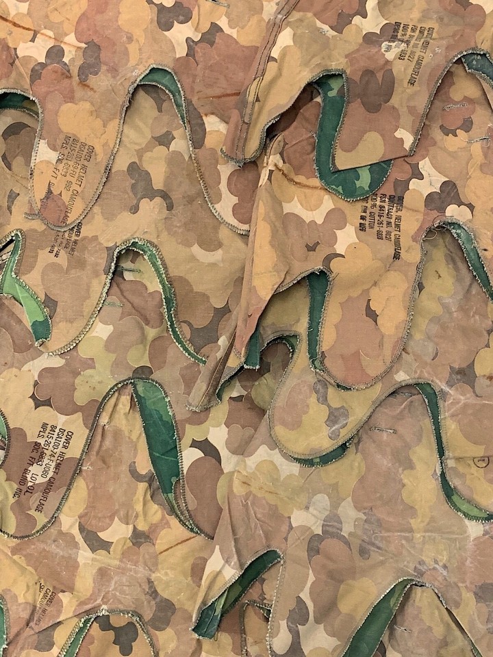 USGI Mitchell Pattern Helmet Cover, Vietnam War US Army USMC K-66 | eBay