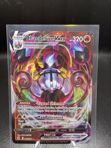 Pokémon TCG Chandelure VMAX Fusion Strike 040/264 Holo Ultra Rare | eBay