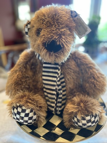 Mackenzie Childs Mack The Bear Stuffed Animal | eBay