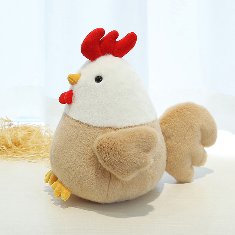 Cute Chicken Plush Doll Toys Children Animal Hen Plush Toy Doll ...
