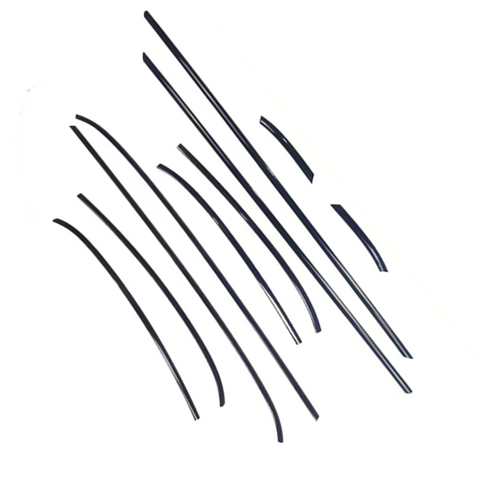 2007-2013 Mini Cooper R56 2 Door Chrome Black Window Moulding Trim Seal ...