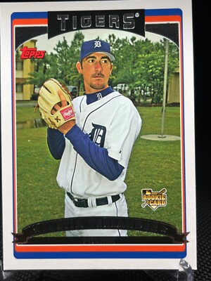 2006 Topps #641 JUSTIN VERLANDER Rookie Card RC TIGERS, MT Great ...