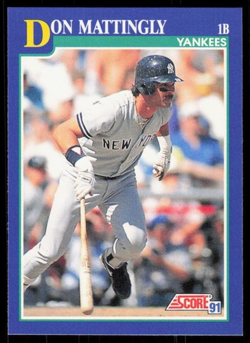 1991 Score 23 Don Mattingly New York Yankees | eBay