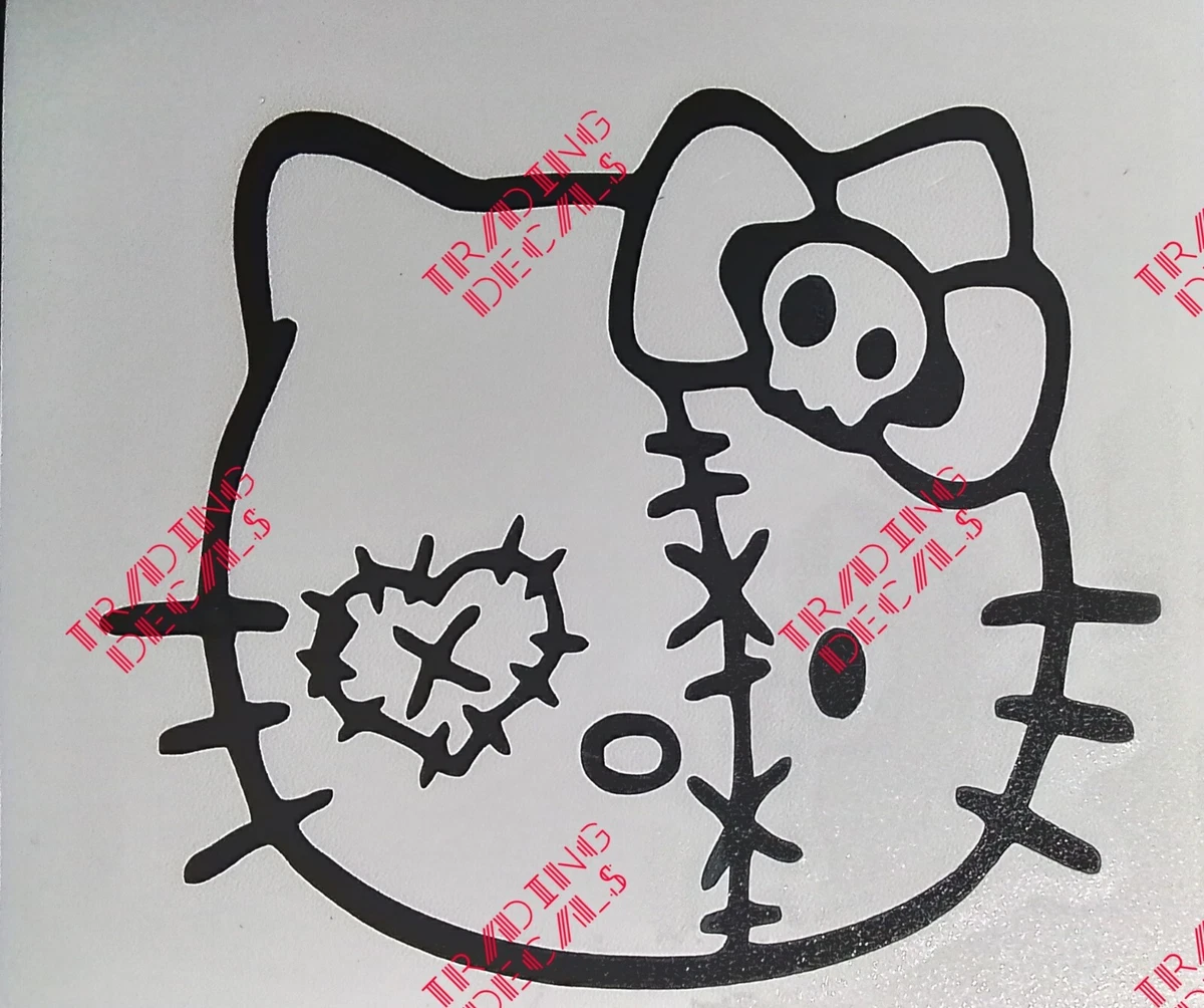 Hello Kitty Zombie Drawing