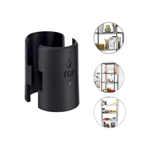 Shelf Lock Clip 25 Pairs 50 Pcs 1 inches Wire Shelving Lock Clips Post ...