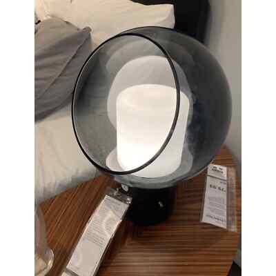 Ikea EVEDAL Table lamp marble/gray with buildin dimmer | eBay