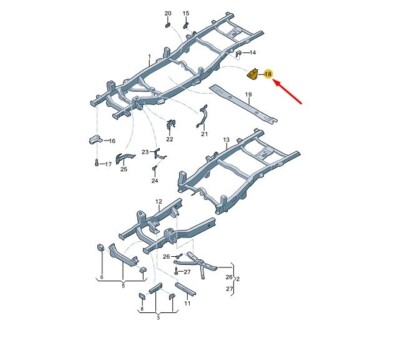VW AMAROK MK2 REAR LEFT LEAF SPRING 2HJ803255 NEW EURLICHE | eBay