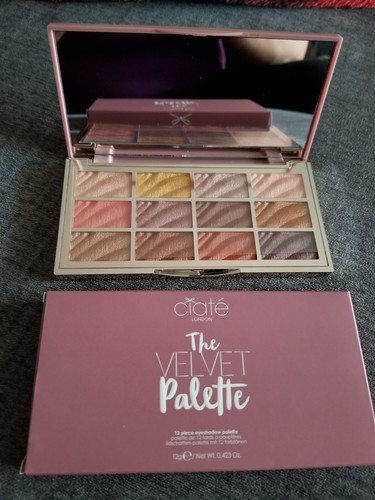 CIATE LONDON The Velvet Palette Eyeshadow-12 Shades-Full Size-NEW IN ...