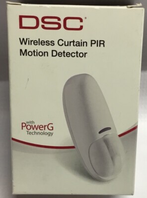 DSC PG9924 PowerG Wireless Curtain PIR Motion Detector 7290105406170 ...