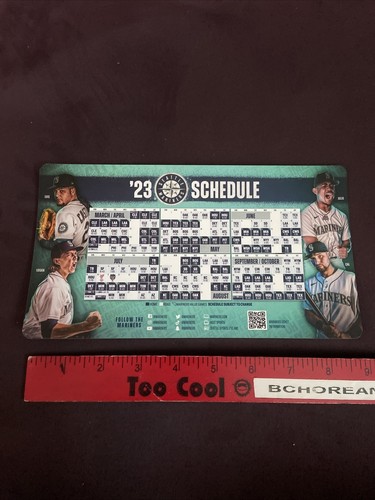 Seattle Mariners 2023 Season SGA Schedule Magnet Magnetic Julio ...