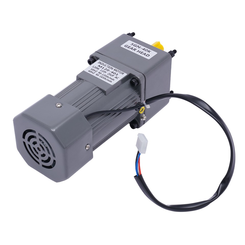 120W 40K High Torque 1:40 Electric AC Motor Low Speed Gearbox Reduction ...