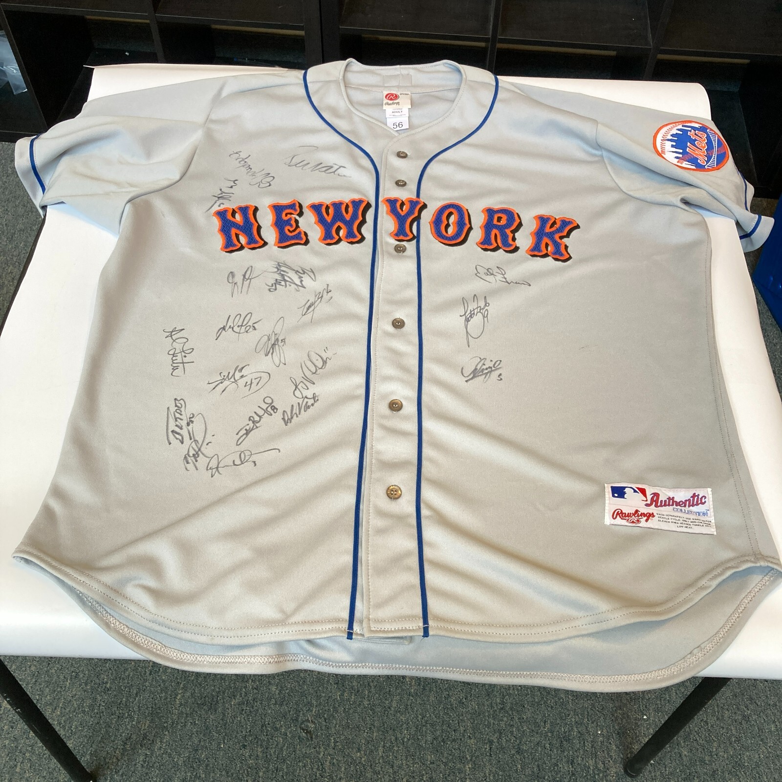 2001 New York Mets Team Signed Authentic Game Jersey Mike Piazza | eBay