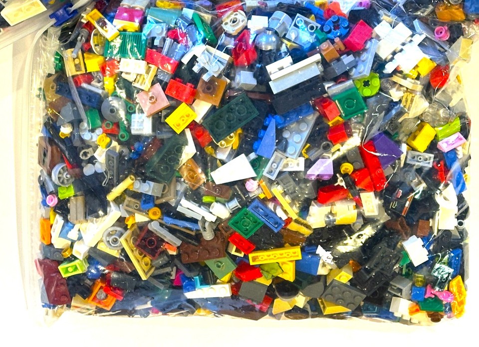 LEGO 500 PIECES FROM BULK SMALL RANDOM MIX Plates Blocks Specialty ...