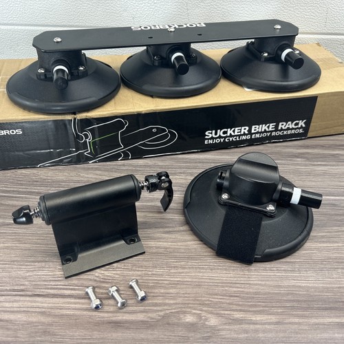 ROCKBROS Suction Cup 1 Bike Rack for Car Roof with Aluminum Alloy Quick ...