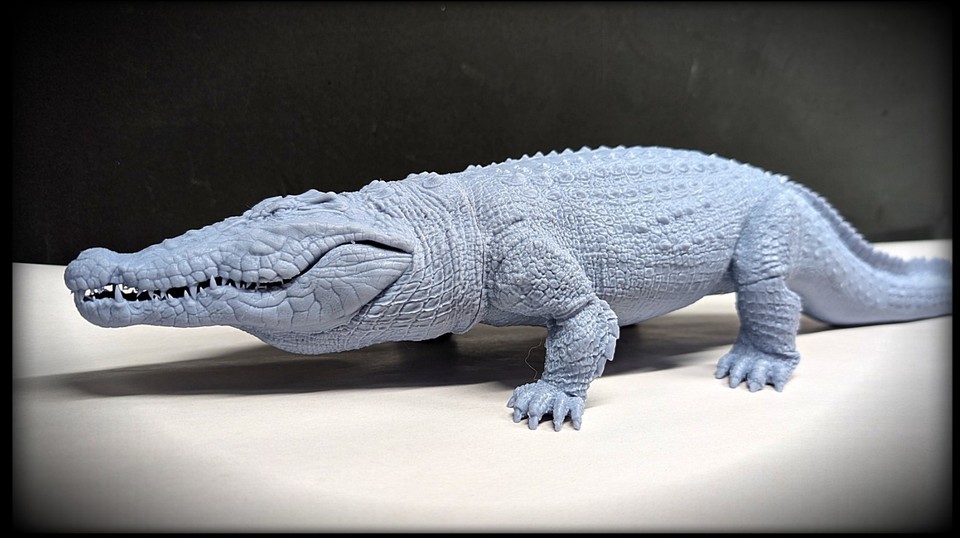 1999 Lake Placid Crocodile Prop Replica Maquett 21" Long Kit | eBay