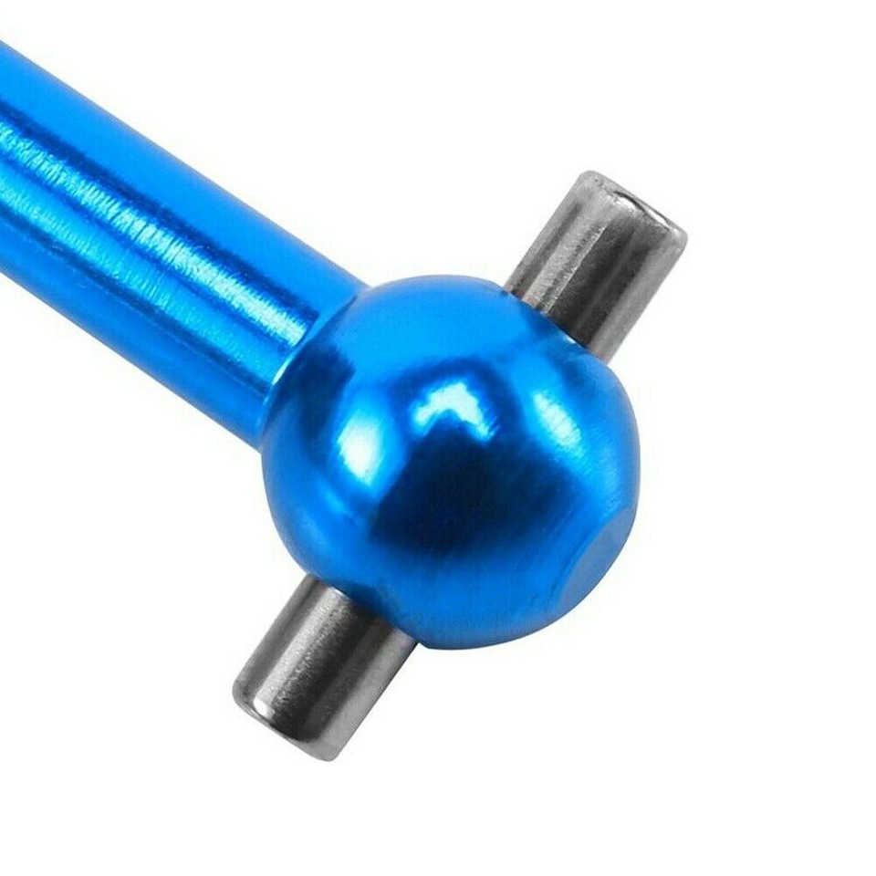 4pcs New Blue Aluminum Drive Shaft Set for Tamiya TT-01 TT-02 Type RC ...