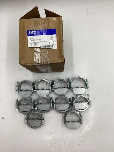 10 in Box Eaton Crouse-Hinds Series 2671 NMC Clamp Type Connector,Zinc ...