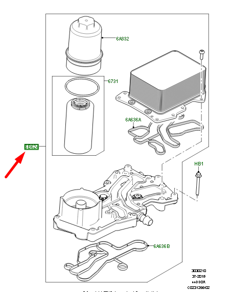 LAND ROVER RANGE ROVER III L322 Oil Cooler LR113200 NEW OEM | eBay UK